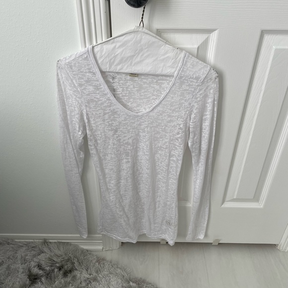 Kavio | Tops | See Through White Top | Poshmark